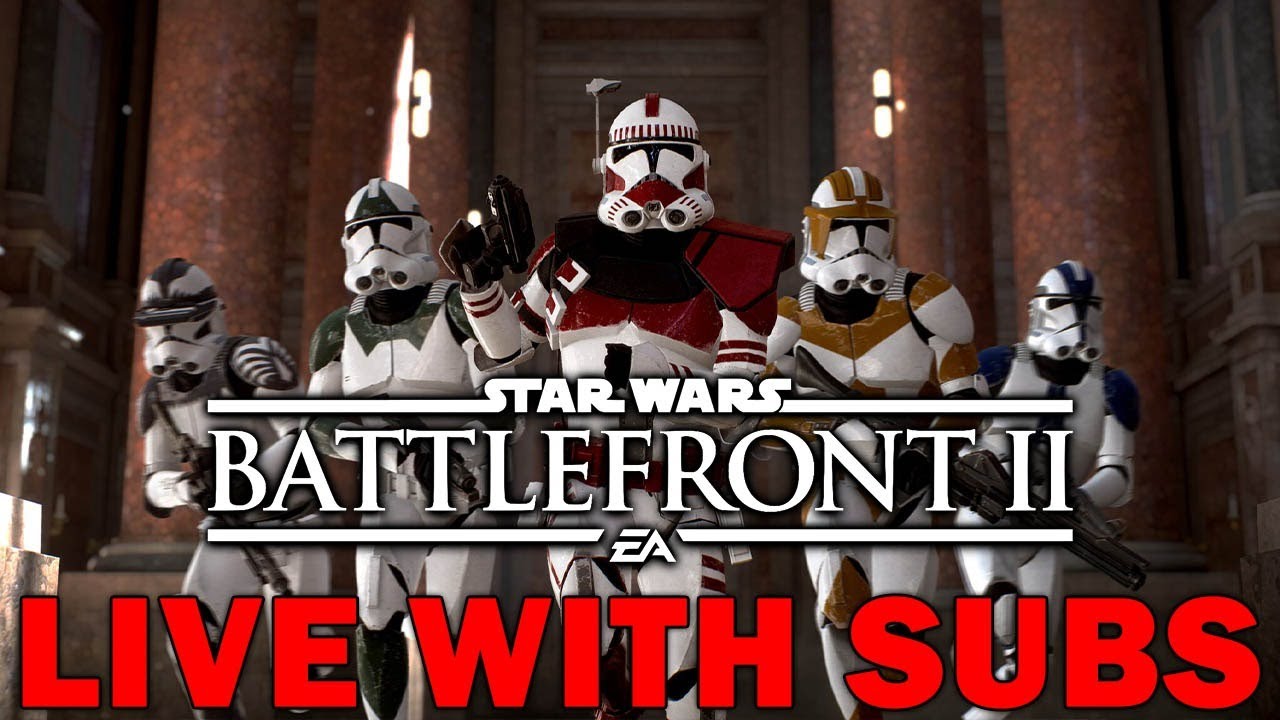 The Gray Jedi Star Wars Battlefront 2 LIVESTREAM! Playing With Subs ...