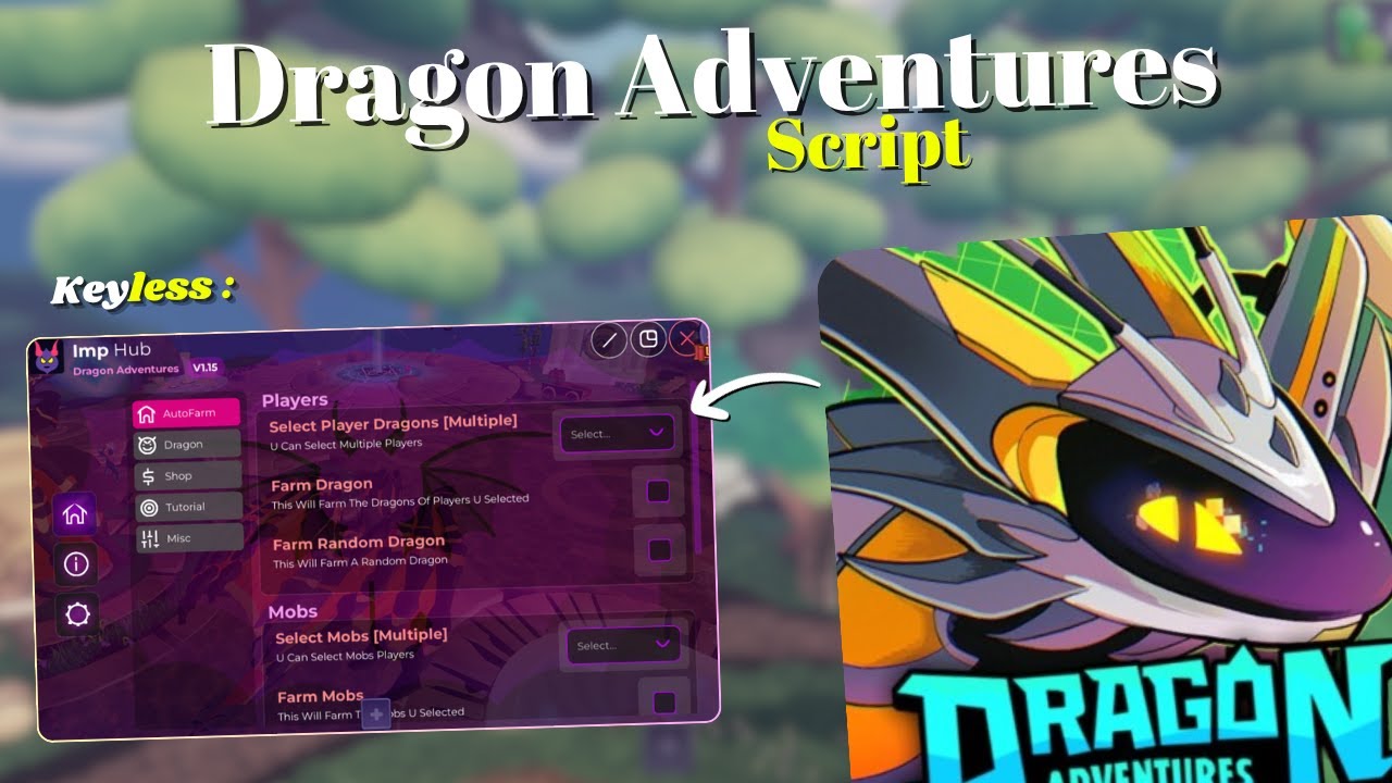 *NEW* Dragon Adventures Script [ Pastebin 2025 ] Keyless - YouTube