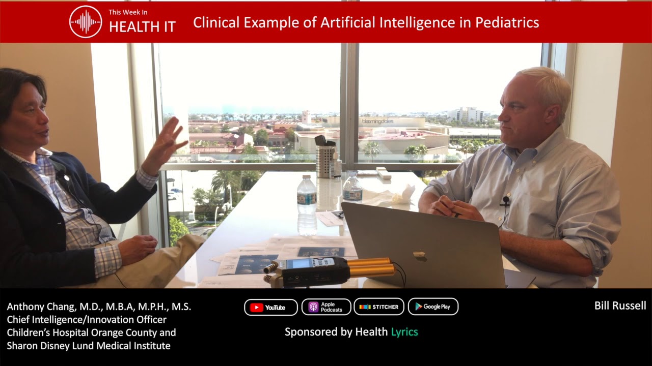 Clinical Example of AI in Pediatrics | This Week in Health IT - YouTube