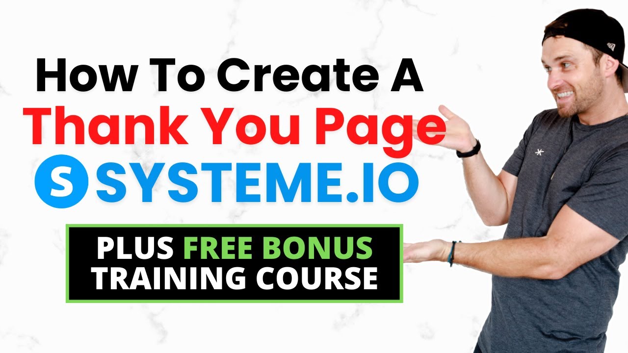 How to Create a Thank You Page in Systeme.io Pt.2 Step-by-Step Tutorial ...