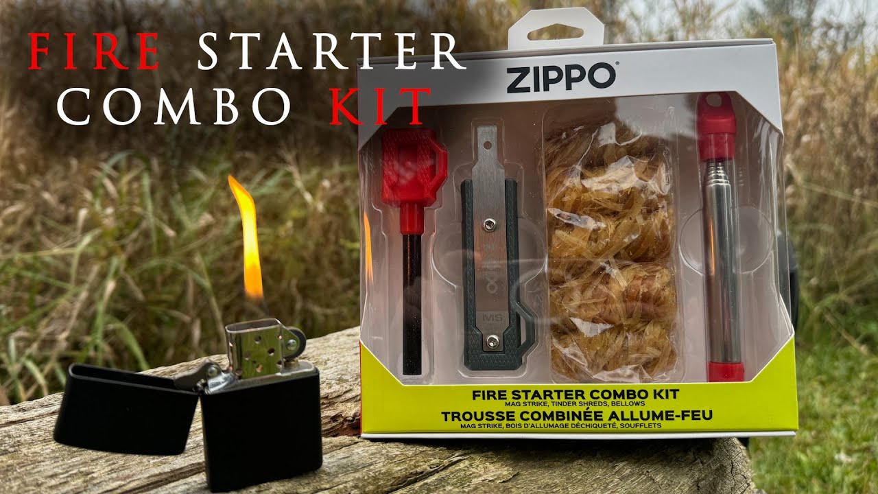 DOES A FIRE STARTER KIT REALLY WORK? // Testing the ZIPPO fire starter ...