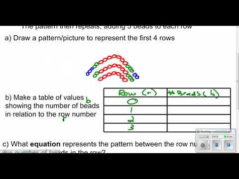 CH6 L2 Representing Patterns Continued - YouTube