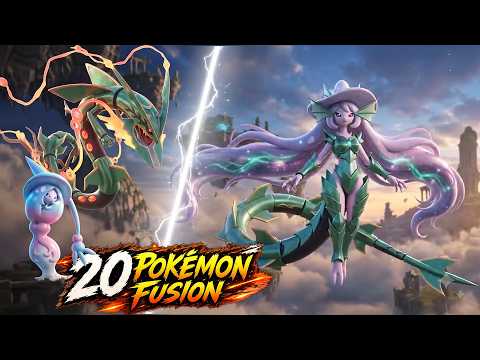🔥 Pokémon Fusion Lab – 20 INSANE Pokémon Fusions! ⚡
