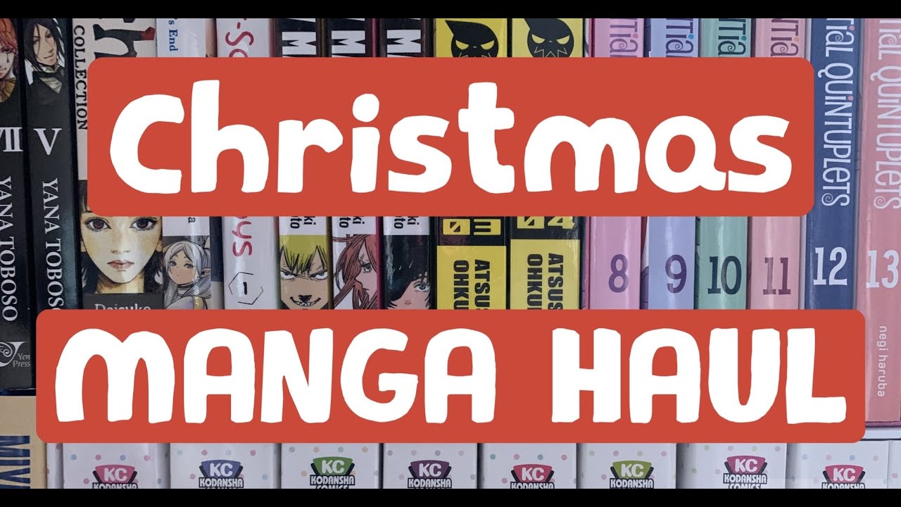 Christmas Manga Haul 2022--My First Video! - YouTube