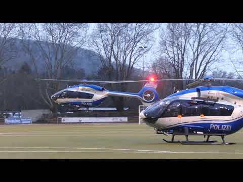 SEK Hubschrauber in Leimen