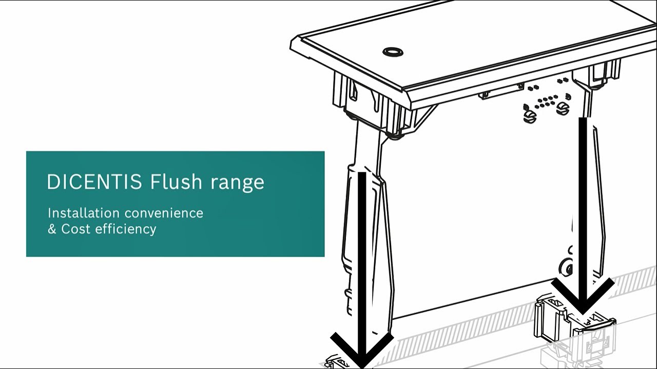 Bosch Security - DICENTIS Flush range: Installation convenience and ...