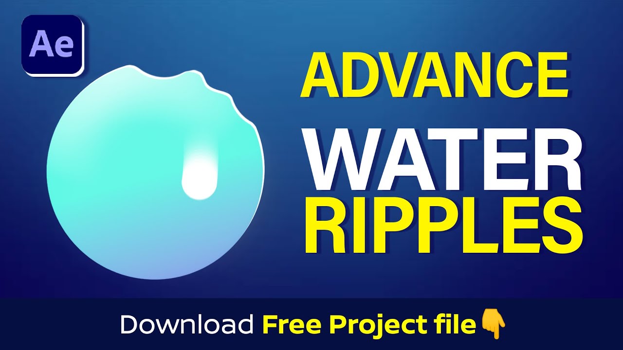 Advance Water Ripple Effect Tutorial | After Effect 2024 @MotionPXL - YouTube
