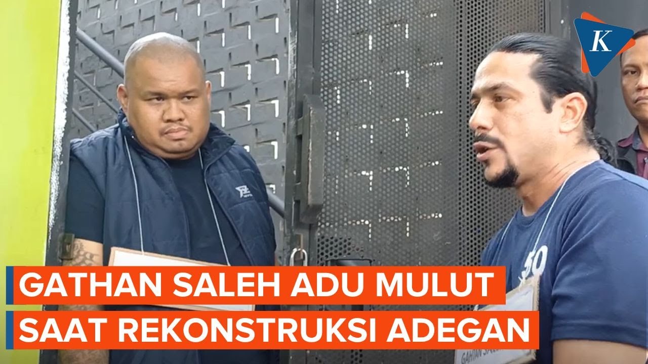 Rekonstruksi Kasus Penembakan Gathan Saleh Diwarnai Adu Mulut dengan ...