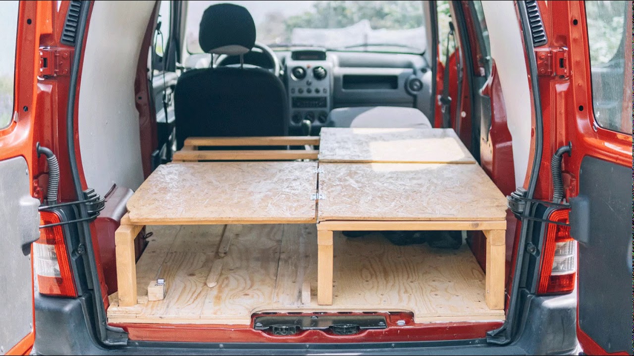 Berlingo Custom Unfold Bed - YouTube