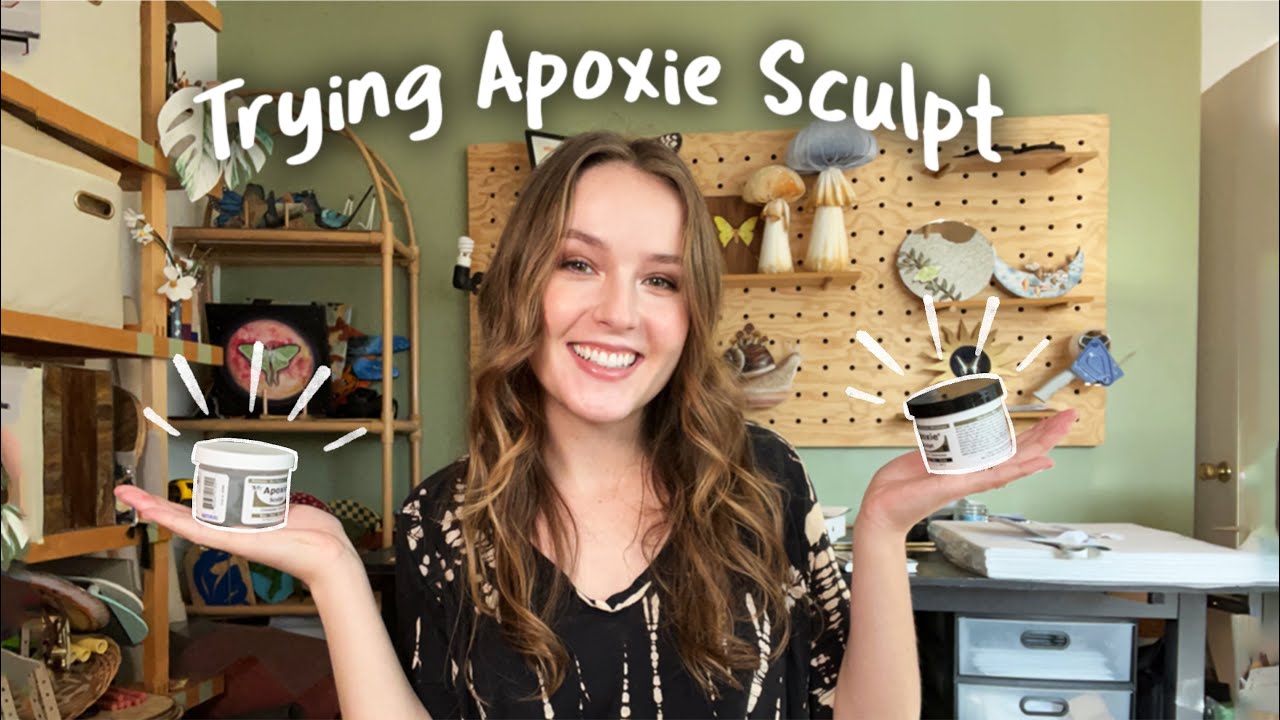 The Best Air Dry Clay?! Trying out Apoxie Sculpt for the first time ...