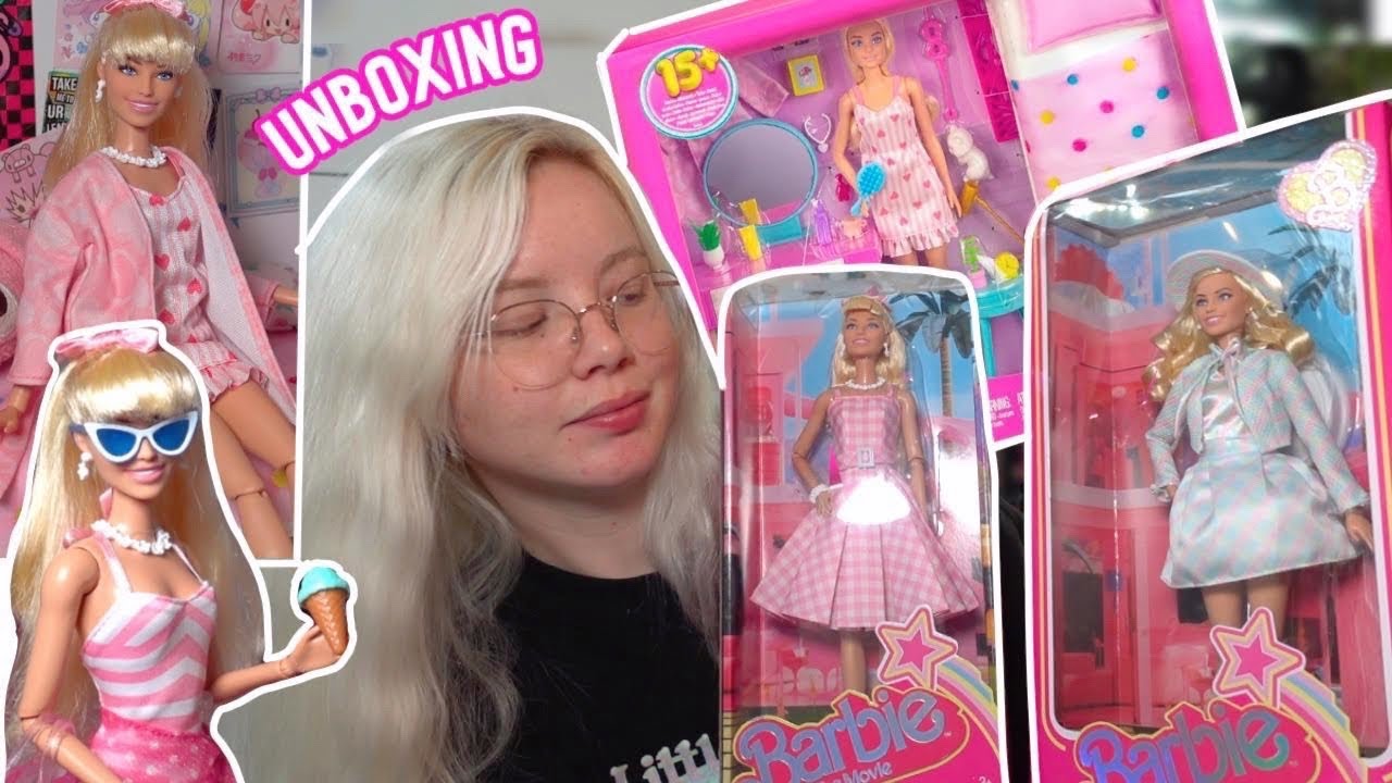 BARBIE IS BACK AND BETTER? Barbie MOVIE DOLLS + Bedroom Set Review ...