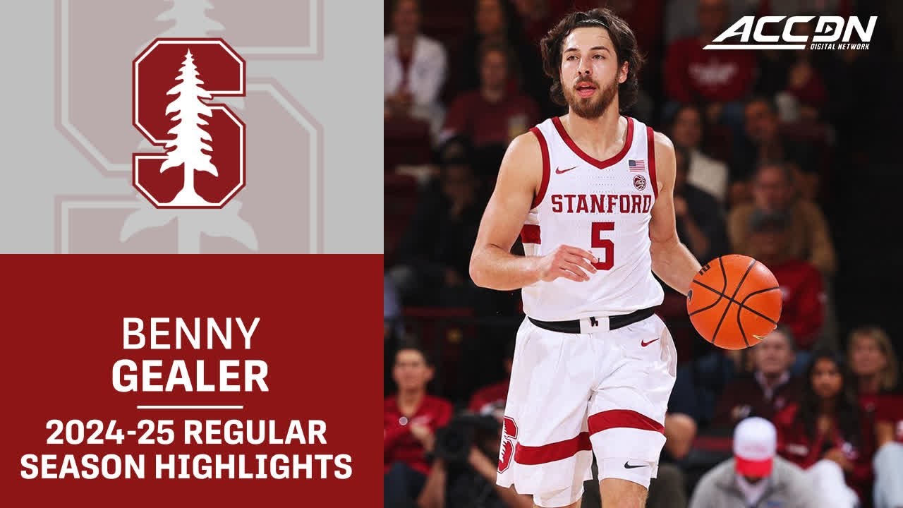 Benny Gealer 2024-25 Regular Season Highlights | Stanford Guard - YouTube