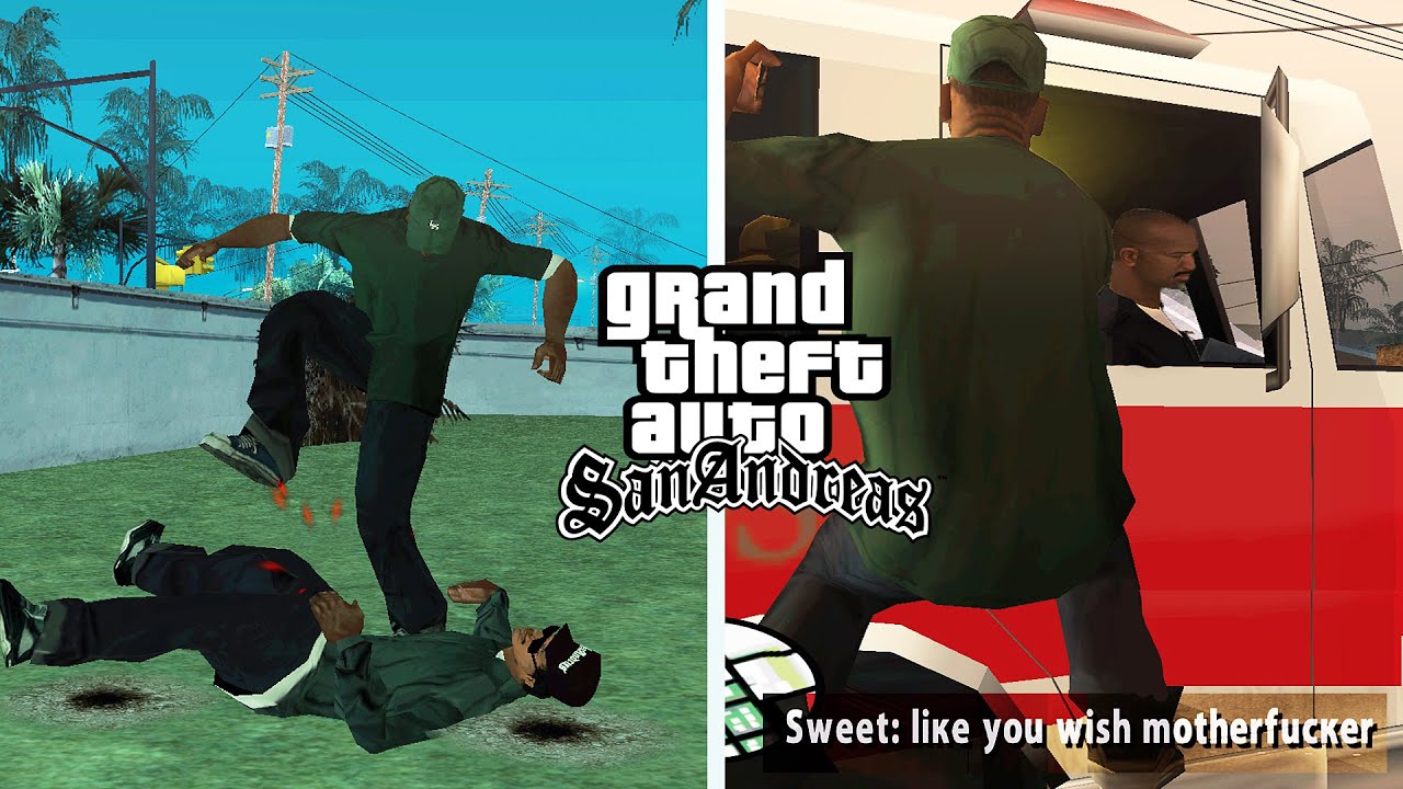 GTA San Andreas BUT SWEET Is MAIN CHARACTER - YouTube