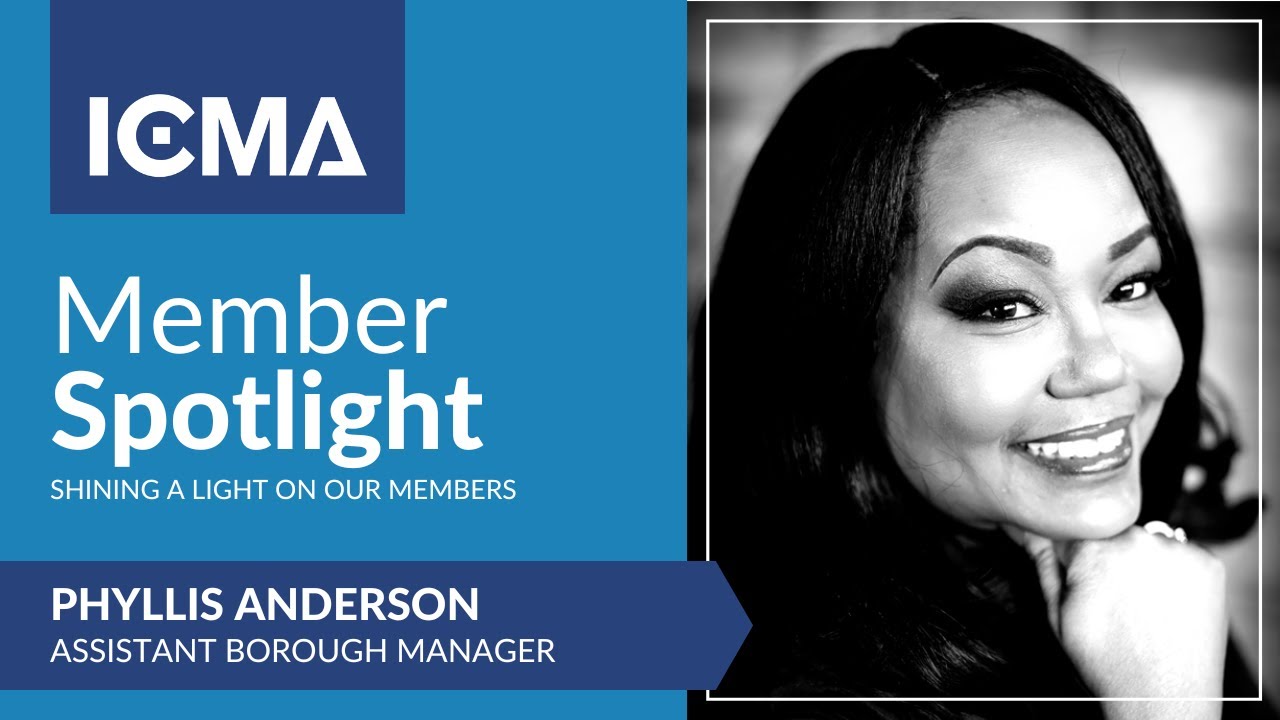 ICMA Member Spotlight: Phyllis Anderson - YouTube