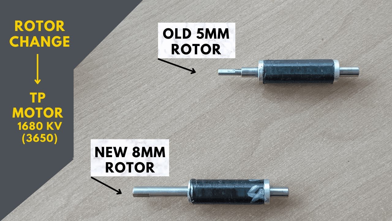 Changing rotor on tp power motor 1680kv 8s - YouTube
