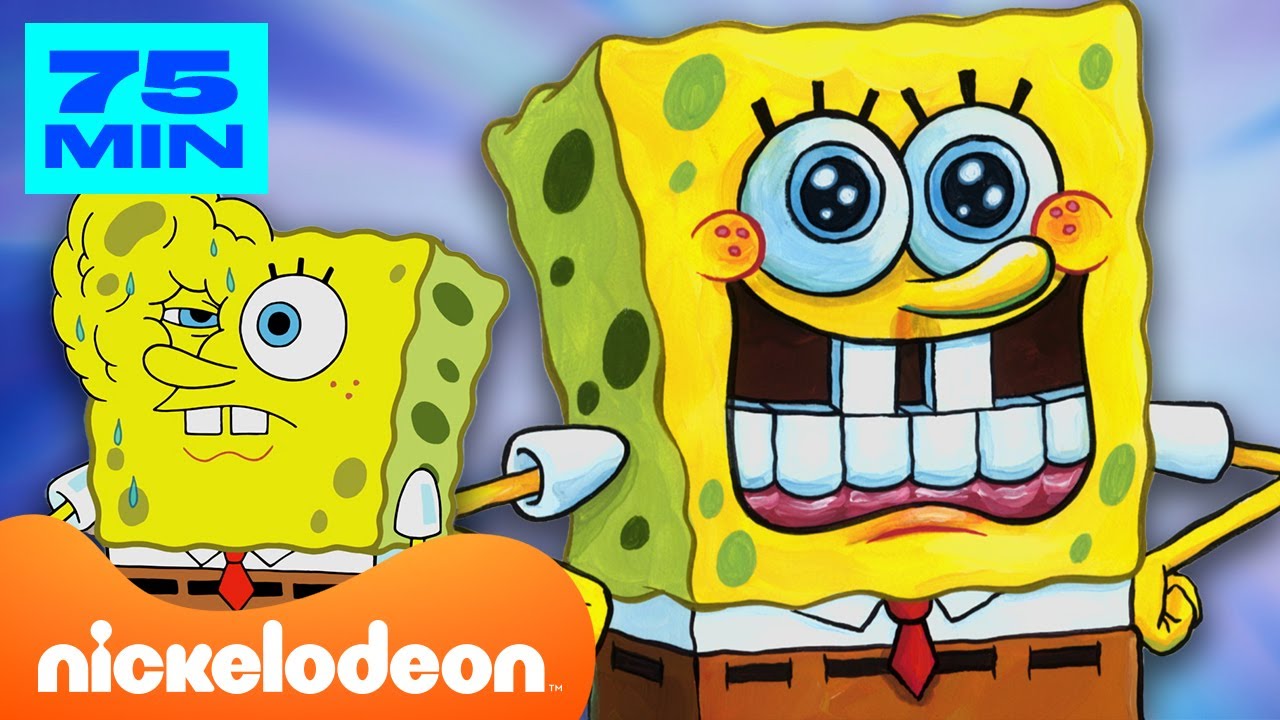 SpongeBob | 1 uur lang de GRAPPIGSTE SpongeBob momenten uit NIEUWE afleveringen! 😂 | Nickelodeon ...