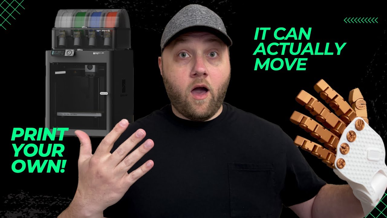 I 3d Printed a Hand! Using Bambu P1S - YouTube