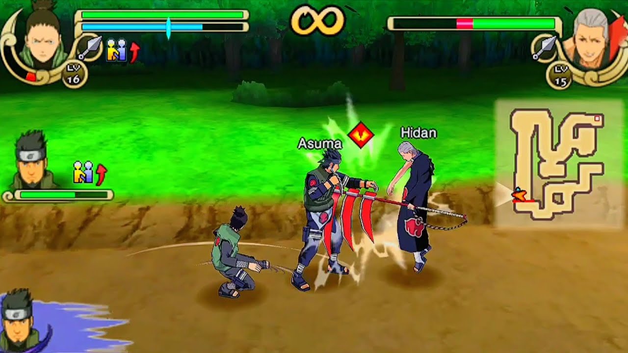 Shikamaru & Asuma vs Hidan l Naruto Shippuden ultimate Ninja Impact Gameplay l Mission - 18 ...