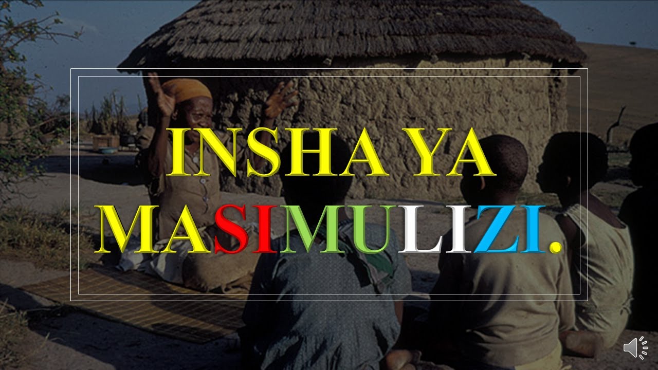 INSHA YA MASIMULIZI - YouTube Music