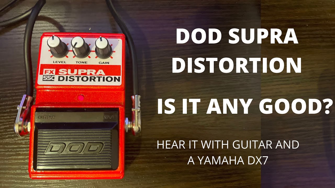 DOD FX55C SUPRA DISTORTION REVIEW NO TALKING - YouTube