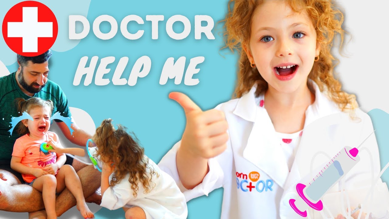 Doctor Visit To Help Baby Sister With Fever Play Doctor Pretend With doctor-visit-to-help-baby-sister-with-fever-play-doctor-pretend-with
