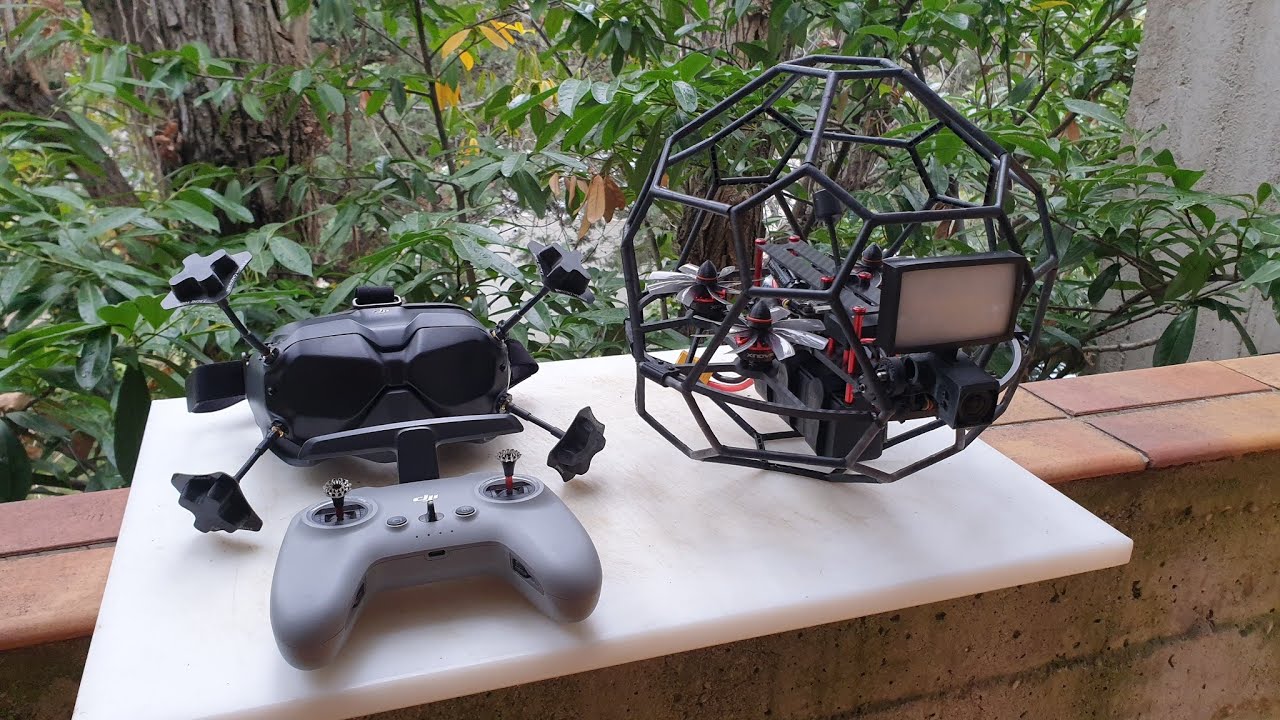 Indoor inspection flight of the Xpert Kage Pro cage drone controlled by ...