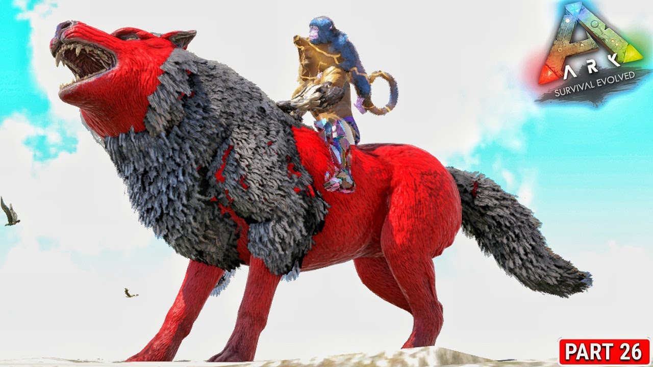 West Of Time Alpha Dire Wolf Taming 🔥🔥🔥 : ARK MEGA Modded : ARK ...