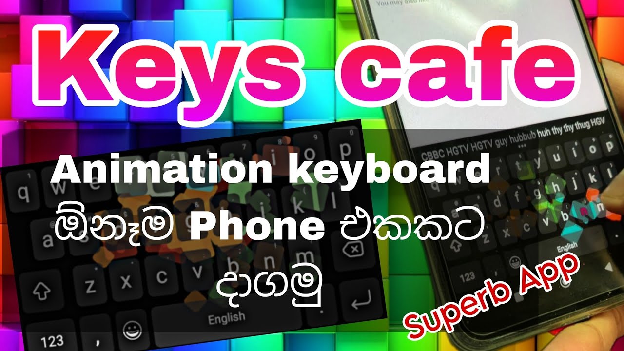 Animation keyboard in keys cafe app | samsung |official release Free ...
