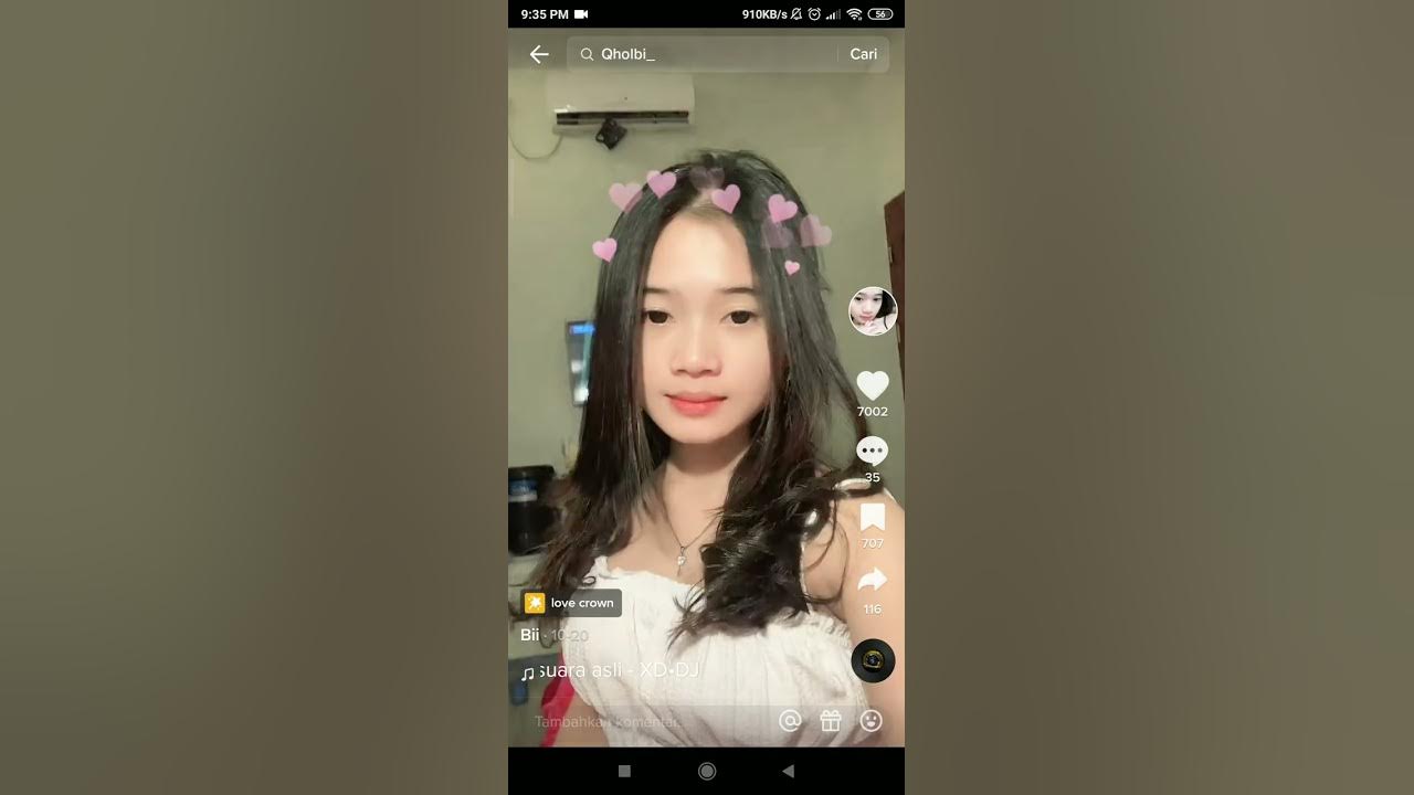 Cewek tiktok, Bii qholbi, Cantik sexy, don't look at nenene bigo - YouTube