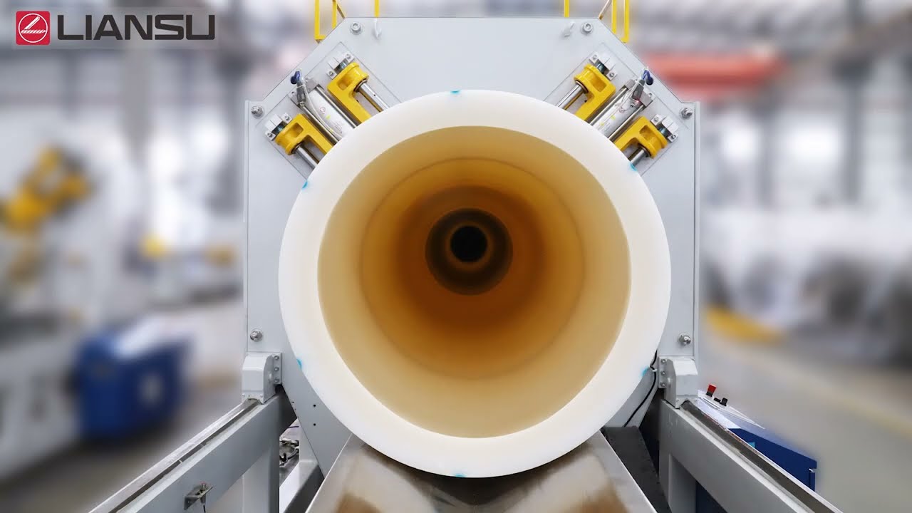Automatic swarfless cutter for HDPE pipe - YouTube