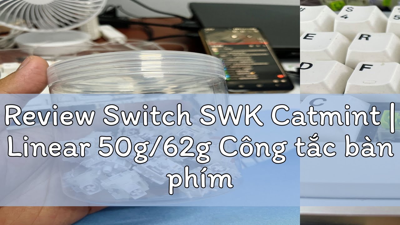 Review Switch SWK Catmint | Linear 50g/62g Công tắc bàn phím cơ chính ...