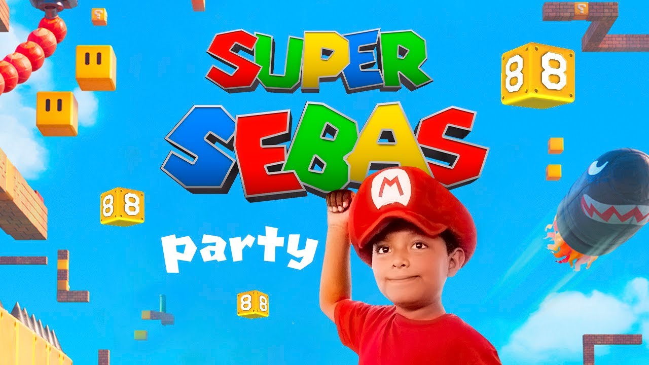 🎉 Mi super fiesta de Mario Bros 🍄 | Sebas Sin Control 🎮 - YouTube