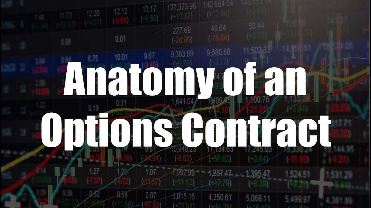 Anatomy of an Options Contract - YouTube