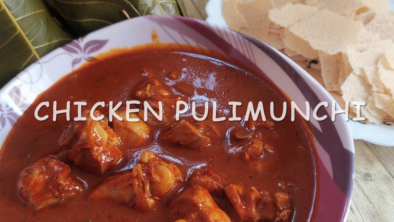 CHICKEN PULI MUNCHI | MANGALOREAN STYLE CHICKEN CURRY | CHICKEN |TANGY ...