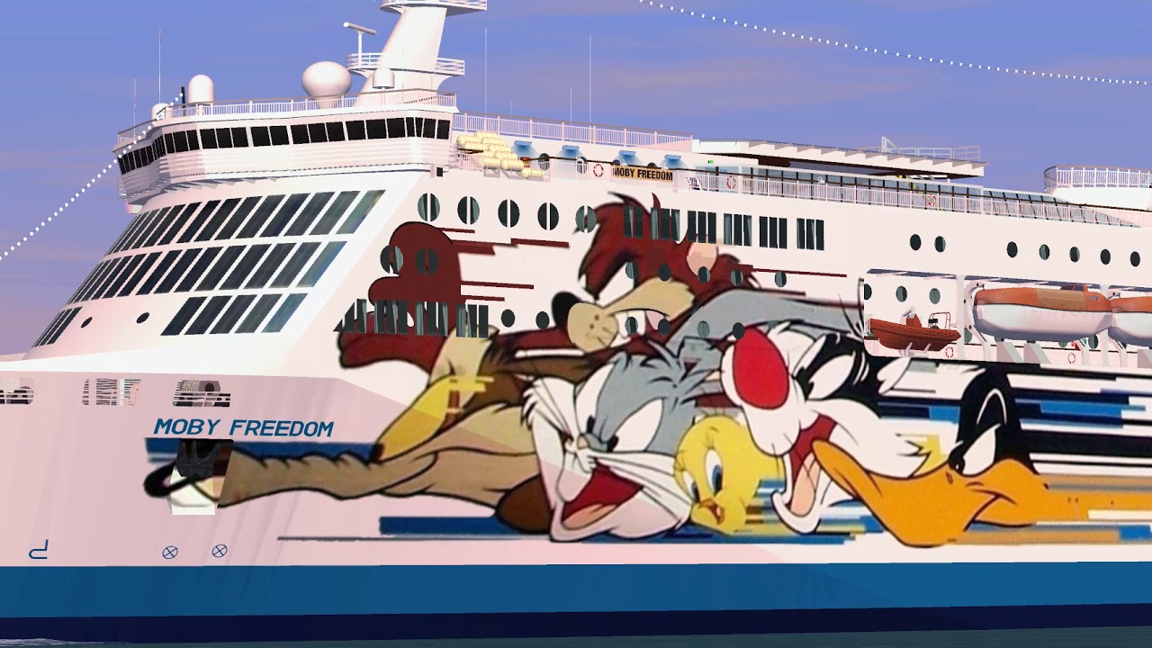 MOBY FREEDOM IN PARTENZA DA CIVITAVECCHIA - YouTube