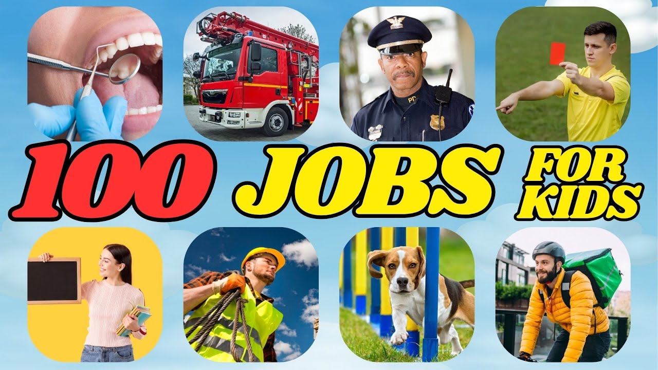 Jobs for Kids | Learn About Professions with Fun & Easy Illustrations ...