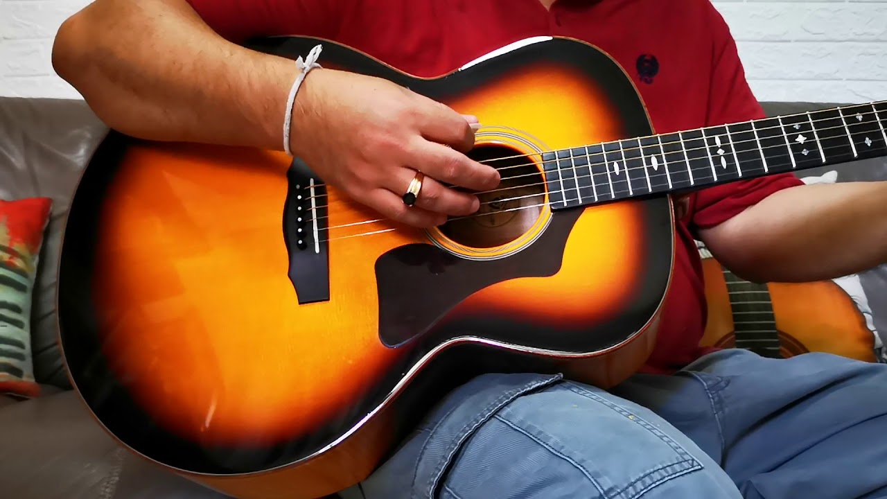 Guild GAD-JF30 ATB Jumbo Acoustic Sunburst - YouTube