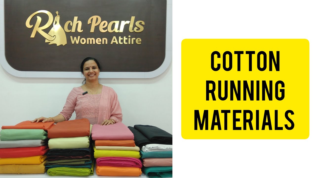 COTTON RUNNING MATERIALS - YouTube