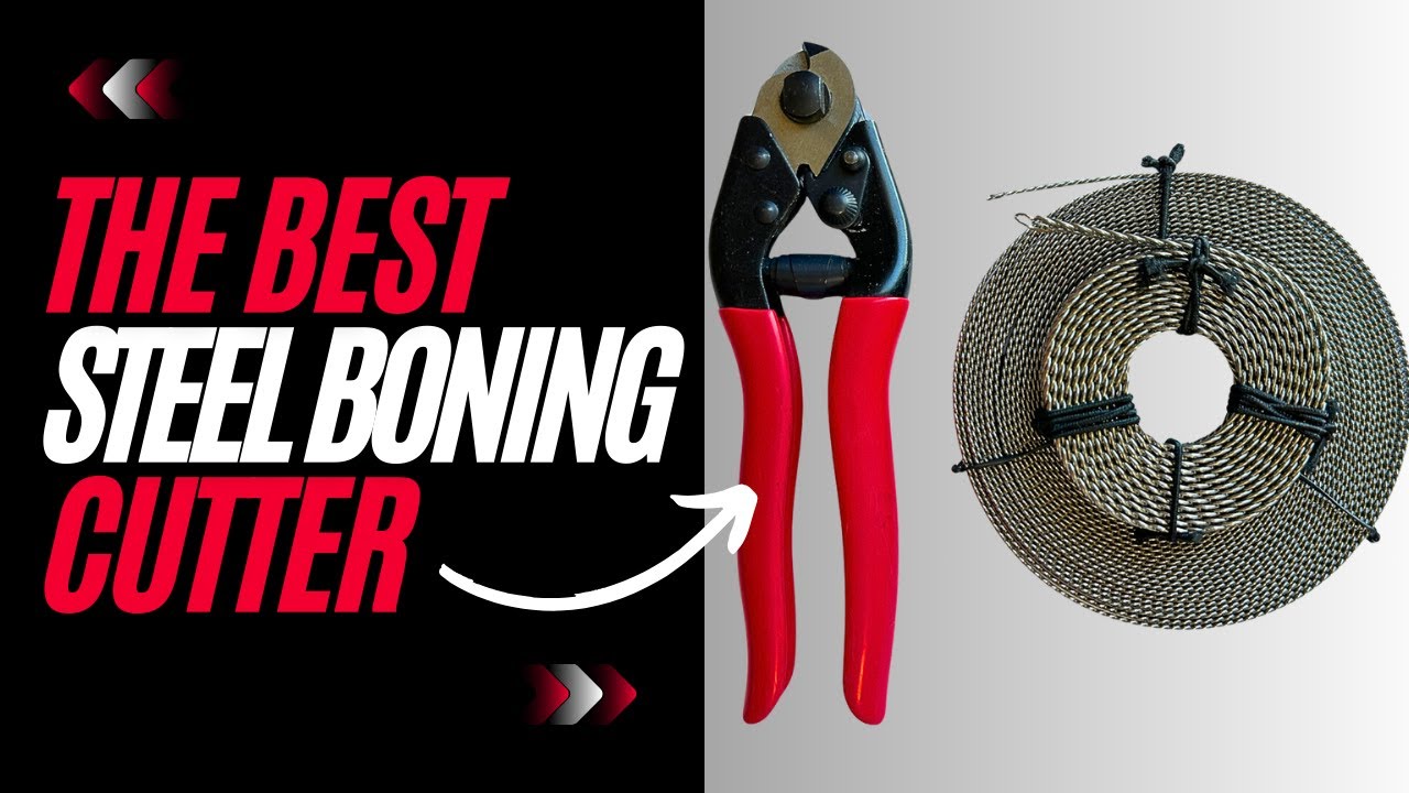 THE BEST SPIRAL STEEL BONING CUTTER FOR CORSET MAKING - YouTube