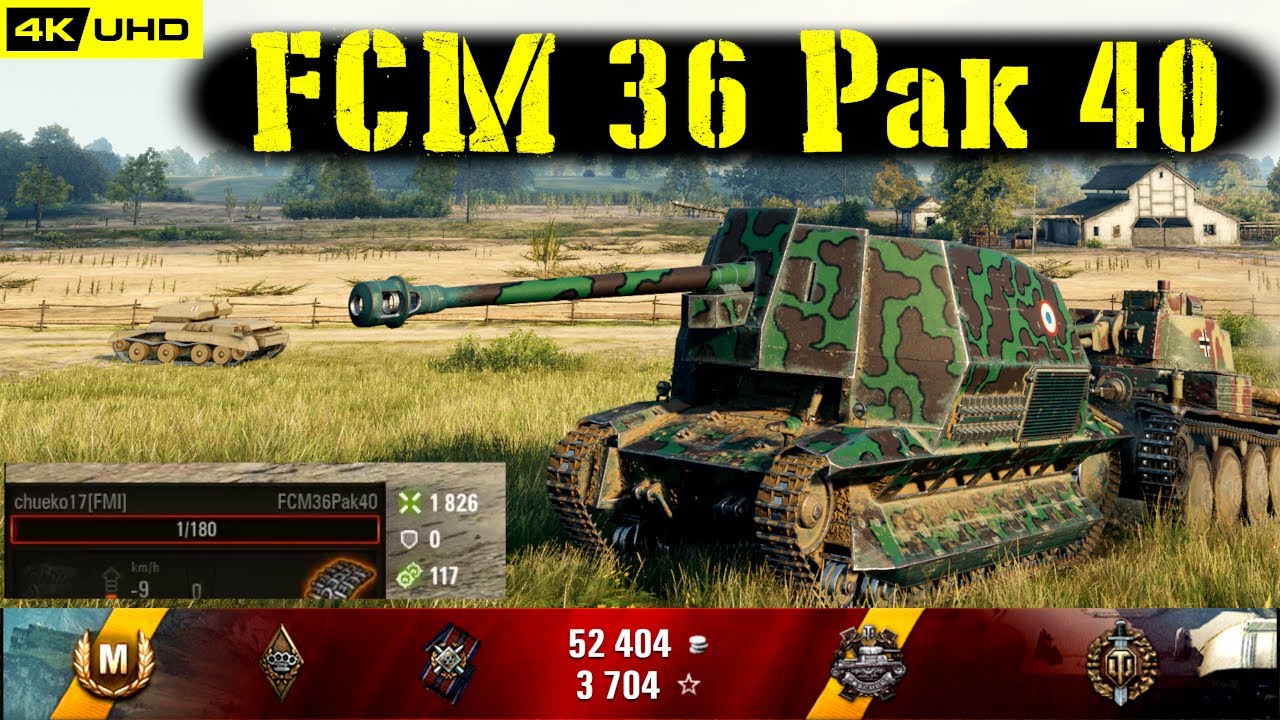 World of Tanks FCM 36 Pak 40 Replay - 10 Kills 2.3K DMG(Patch 1.4.0 ...