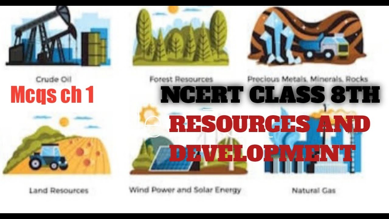 Mcqs Ch 1 Class 8th Resources and Development - YouTube
