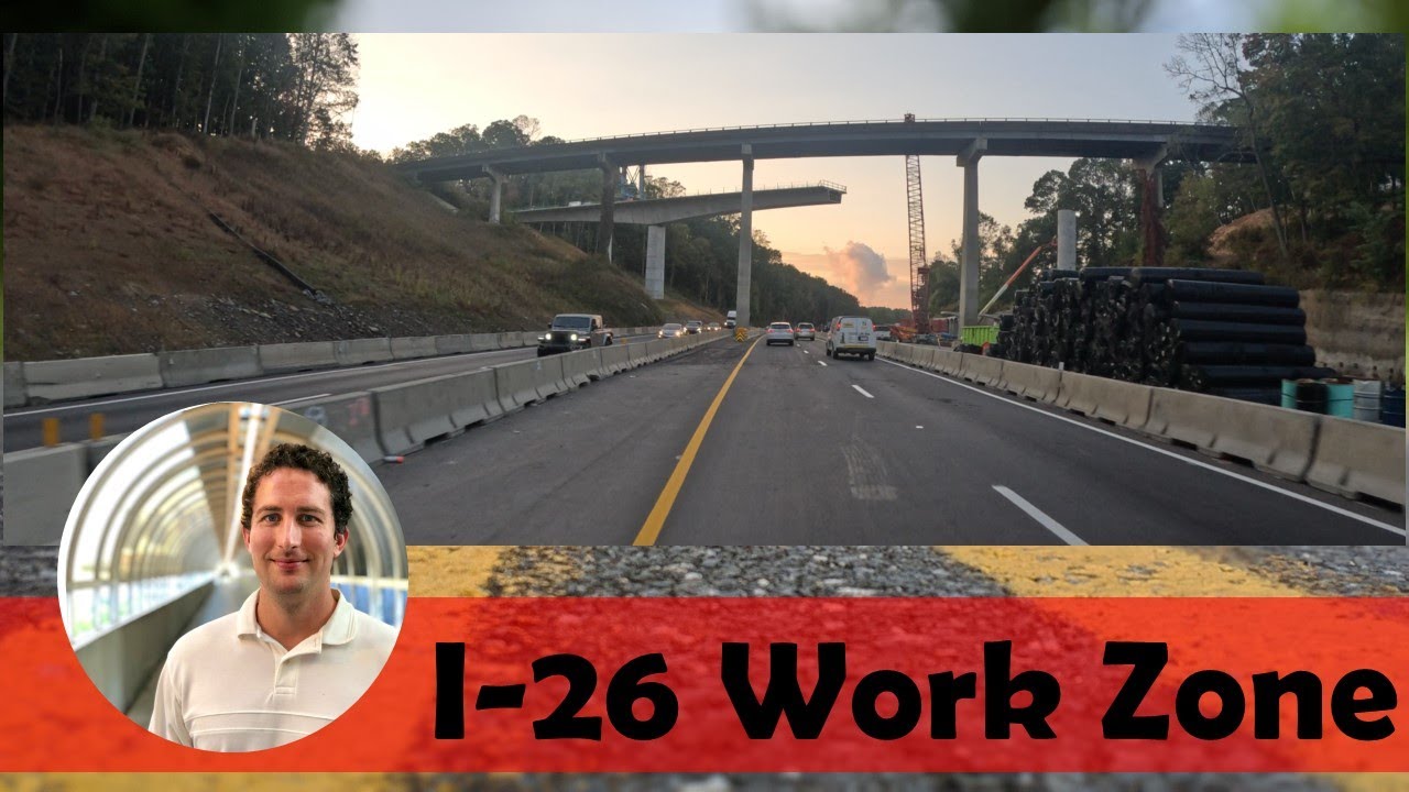 I-26 Work Zone near Asheville, North Carolina - YouTube