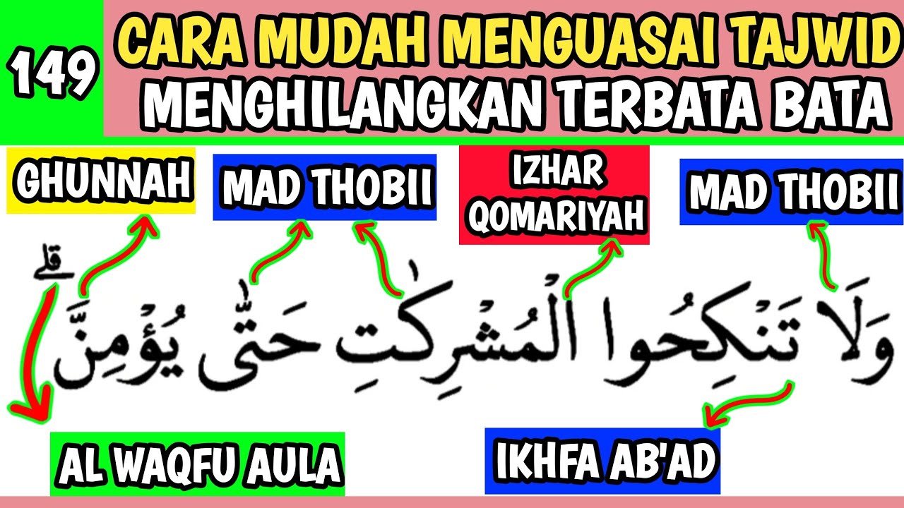 BELAJAR TAJWID LENGKAP BESERTA CONTOHNYA - INI CARA MUDAH MEMAHAMI ILMU ...