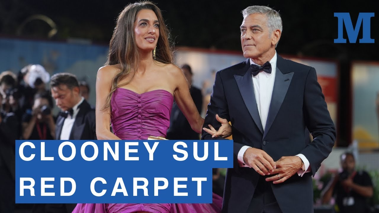 A Venezia 82 Clooney (con sinusite) sul red carpet, Emma Stone "aliena ...