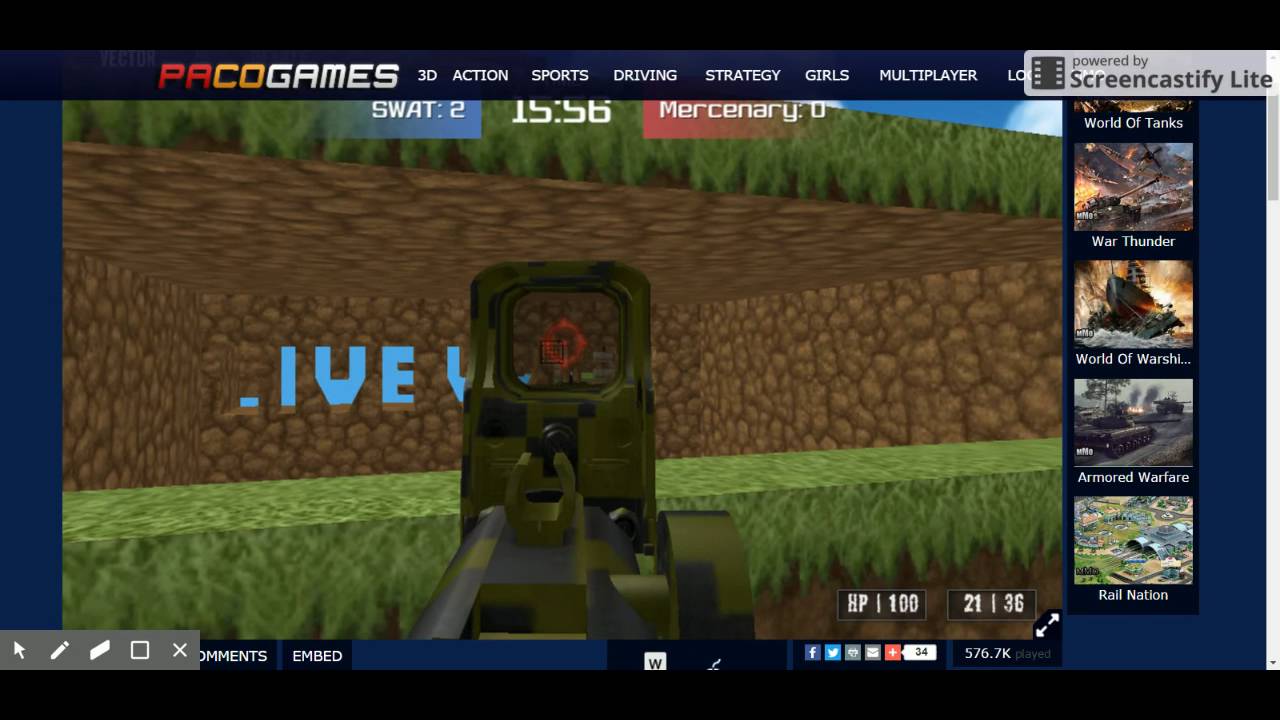 blocky combat swat ep2 - YouTube