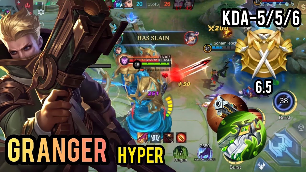 Granger hyper kill #mobilelegends #mlbb #granger - YouTube