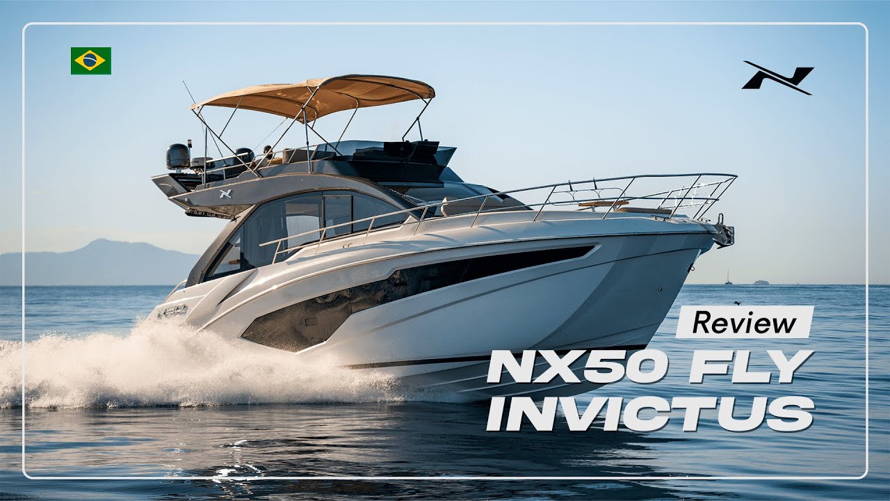 NX50 INVICTUS FLY - Conheça os detalhes da lancha que oferece uma ...