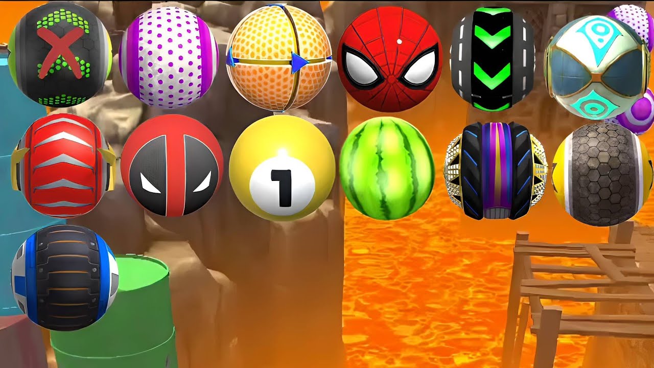 🔥Going Balls VS Rollance Balls VS Action Ball Games New Race 464 ...