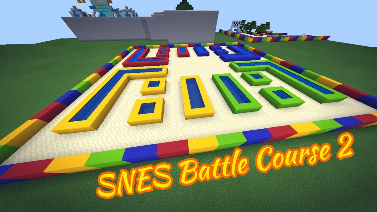 SNES Battle Course 2-Minecraft Super Mario Kart - YouTube