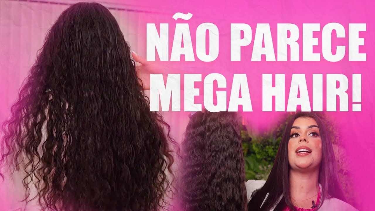 Mega hair em cabelo cacheado? Conheça a mágica da técnica Impercept na ...